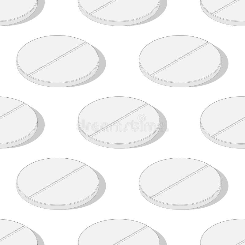 Set of Medical Round Icons, Medical Equipment Items Capsule, Pill ...