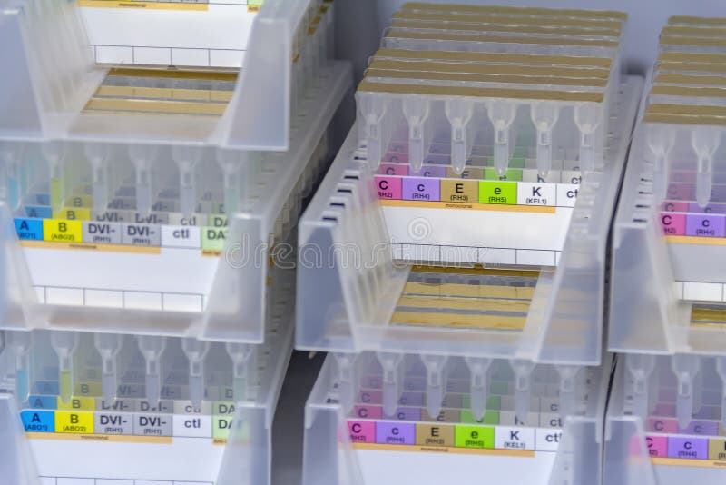 Medical sample racks stock photo. Image of laboratory - 136181342
