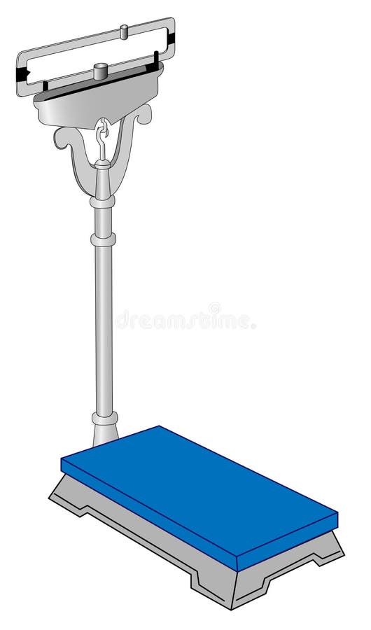 Medical scales stock vector. Illustration of contrast - 25534587