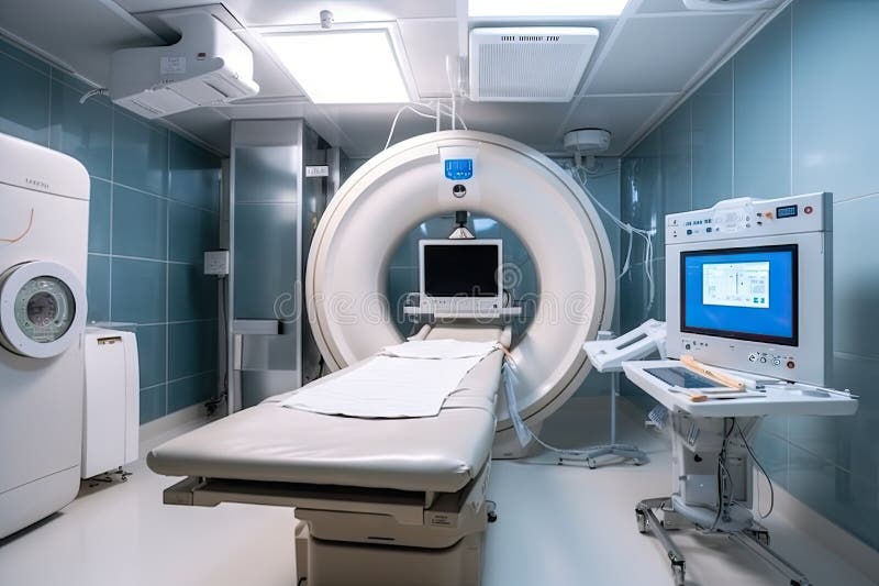 Medical Scanner with High-tech Equipment and Buttons Showing Stock ...