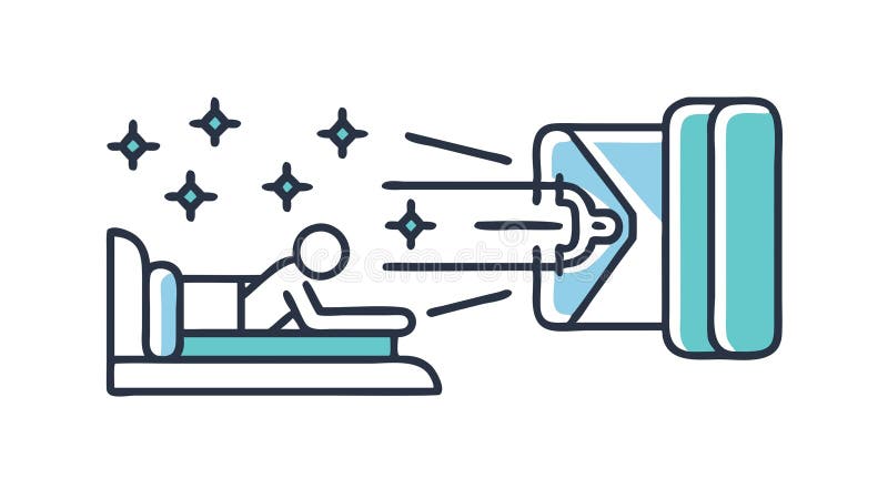 Medical Scanning Bed for Advanced Diagnostics and Imaging, Vector ...
