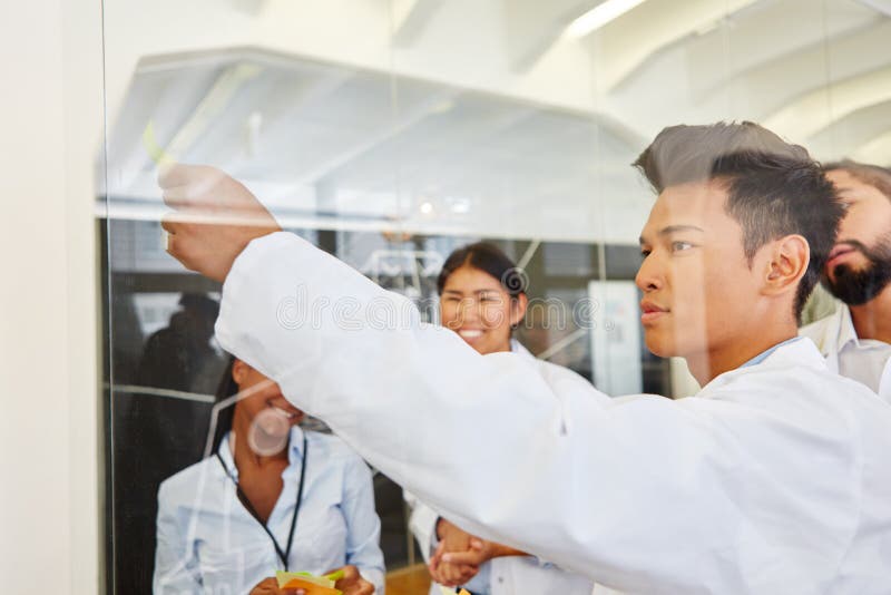 Medical School Students in Creative Workshop Stock Image - Image of ...