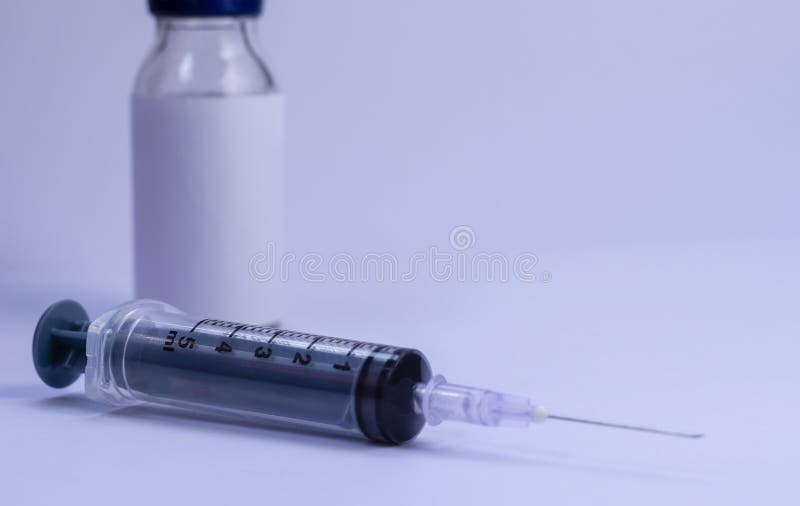 Medical Science and Injection Stock Image - Image of space, closeup ...