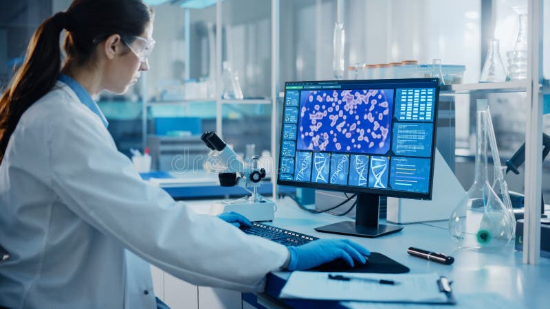 Medical Science Laboratory with Diverse Multi-Ethnic Team of ...