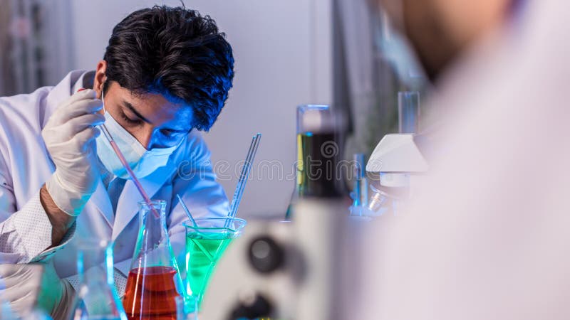 Medical Science Laboratory. Scientists Working in Advanced Scientific ...