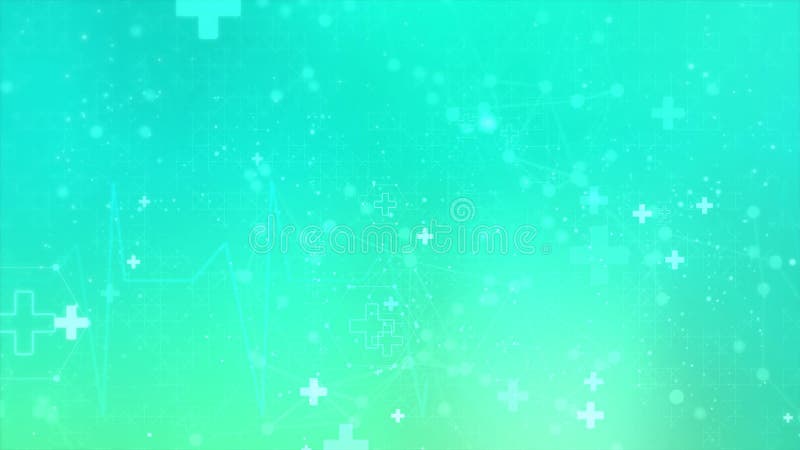 Medical, Science and Technology Connections Dots and Lines Loop ...