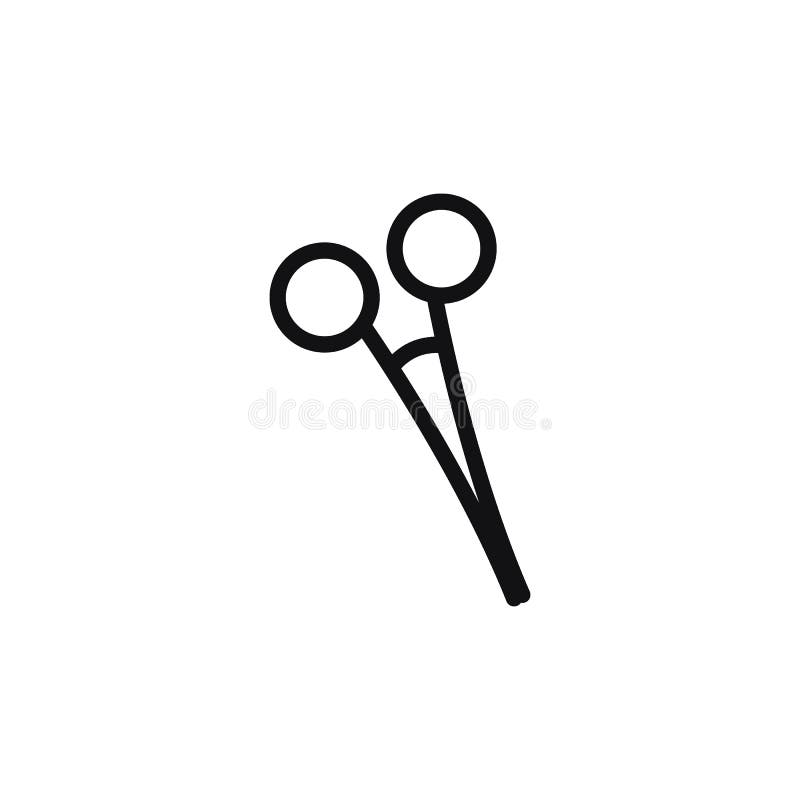 Medical scissors icon stock illustration. Illustration of perfect ...