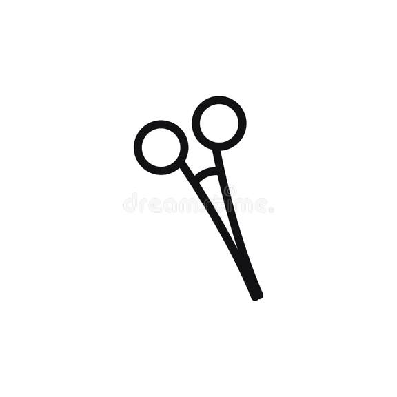 Medical scissors icon stock illustration. Illustration of perfect ...