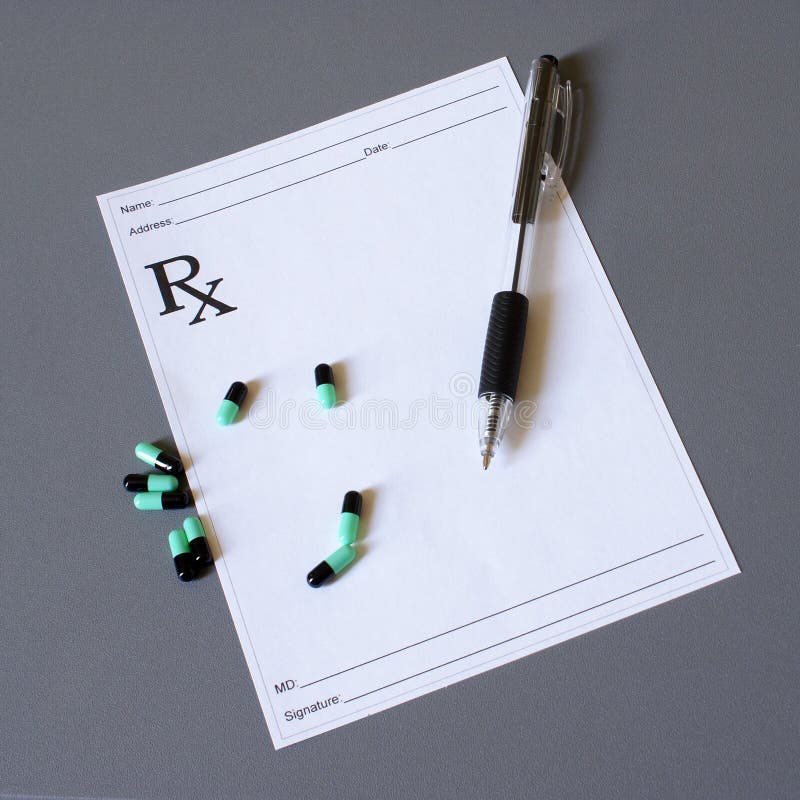 Medical Script Pad stock image. Image of prescription - 82794393