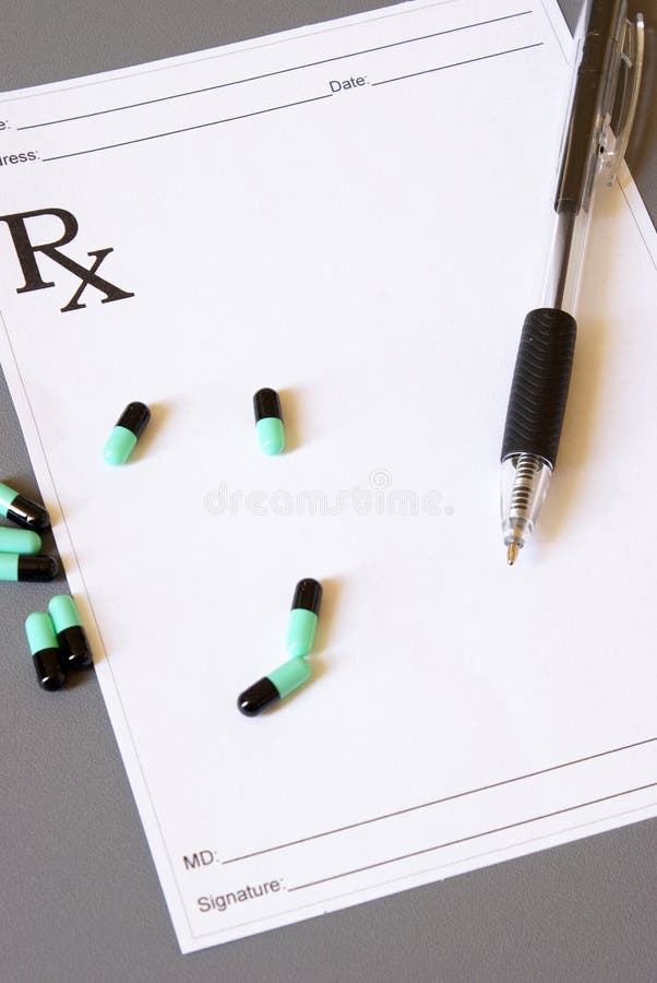Medical Script Pad stock image. Image of grey, gray, pill - 82842991
