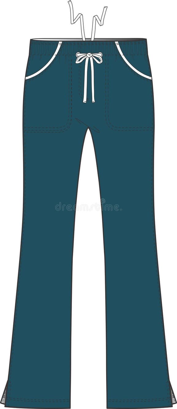 Medical Scrub Medical Uniform Mock Up Templates Vector Stock Vector ...