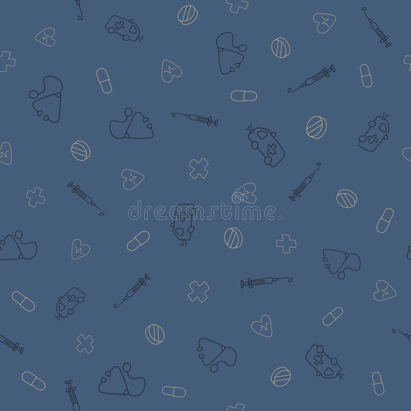 Cute Nurse Vector Art Seamless Stock Illustrations – 31 Cute Nurse ...