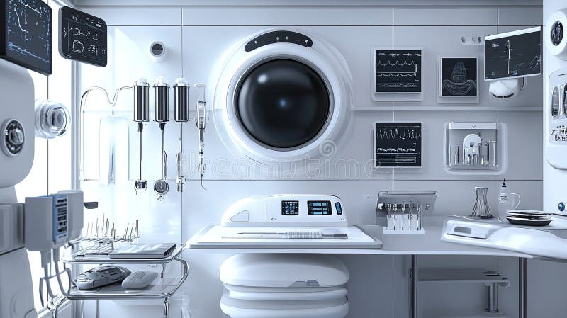 Medical Setup, Pod Next To Instruments . Stock Image - Image of ...