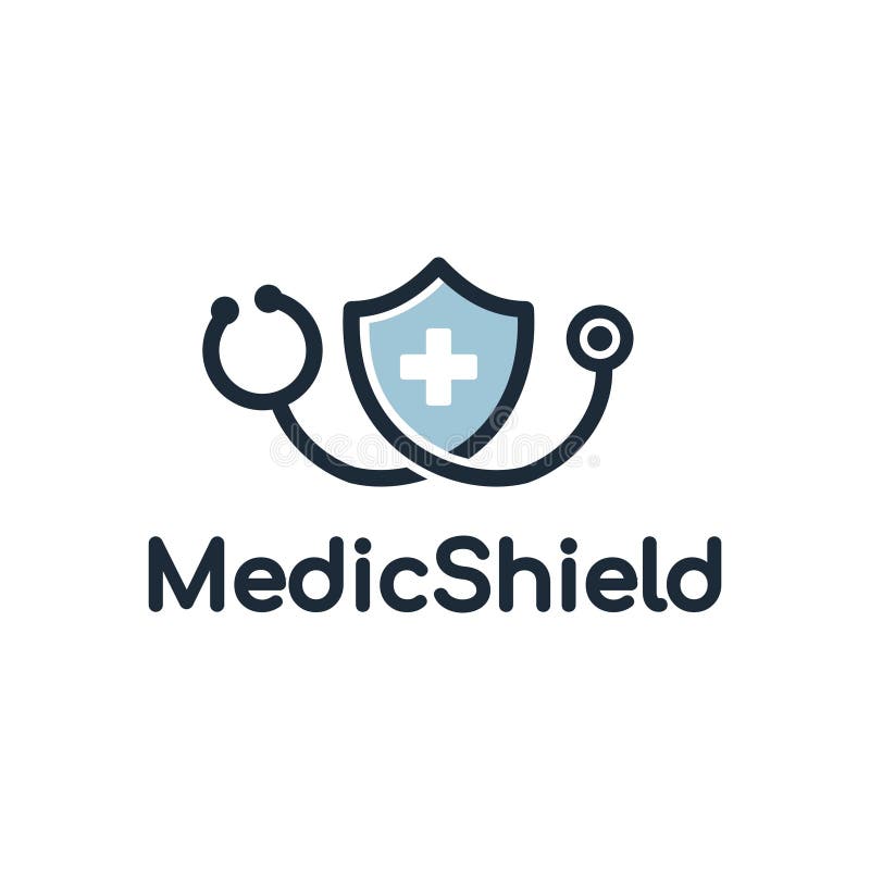 Medical Shield Vector Logo Template Stock Vector - Illustration of ...