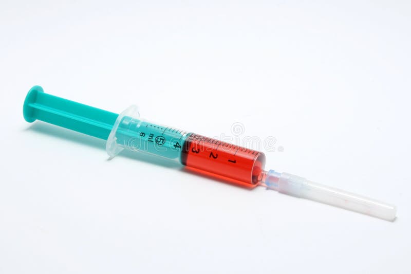 Medical Shot with Blood stock image. Image of shot, vaccine - 7350071