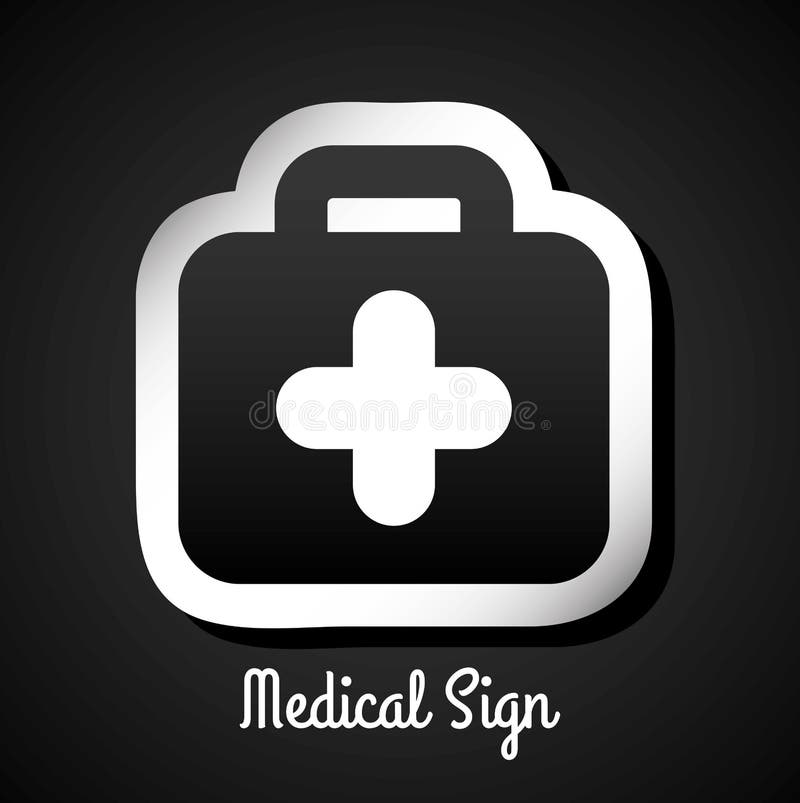 Medical sign design stock vector. Illustration of symbol - 47135979