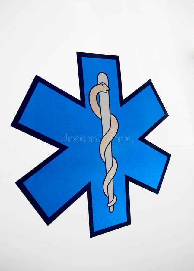 Medical Sign Isolated on a White Background Stock Image - Image of ...
