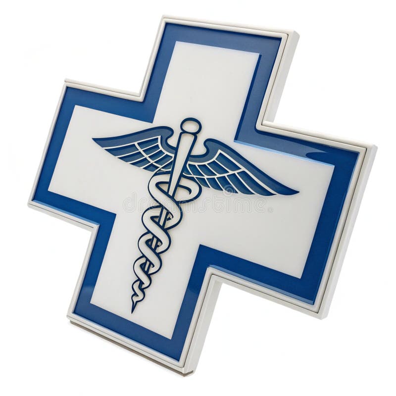 Medical Sign Symbol on White Background Stock Illustration ...