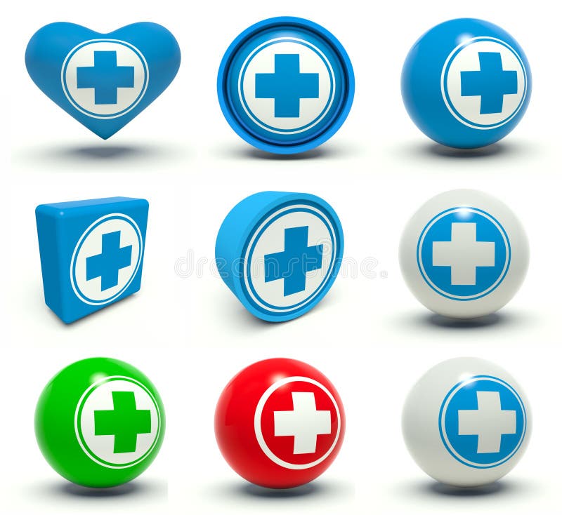 Medical signs. stock illustration. Illustration of insignia - 38924966