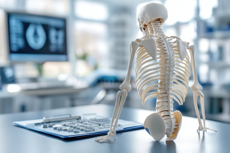 A Medical Skeleton Model Observing a Workspace with Medical Tools and ...