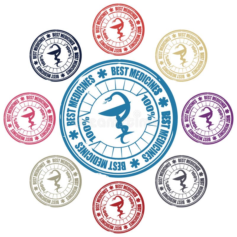 Medical snake stamp stock vector. Illustration of logo - 26818756