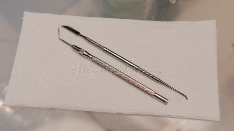 .medical Steel Instrument. Sterilization of Surgical Steel for Work ...
