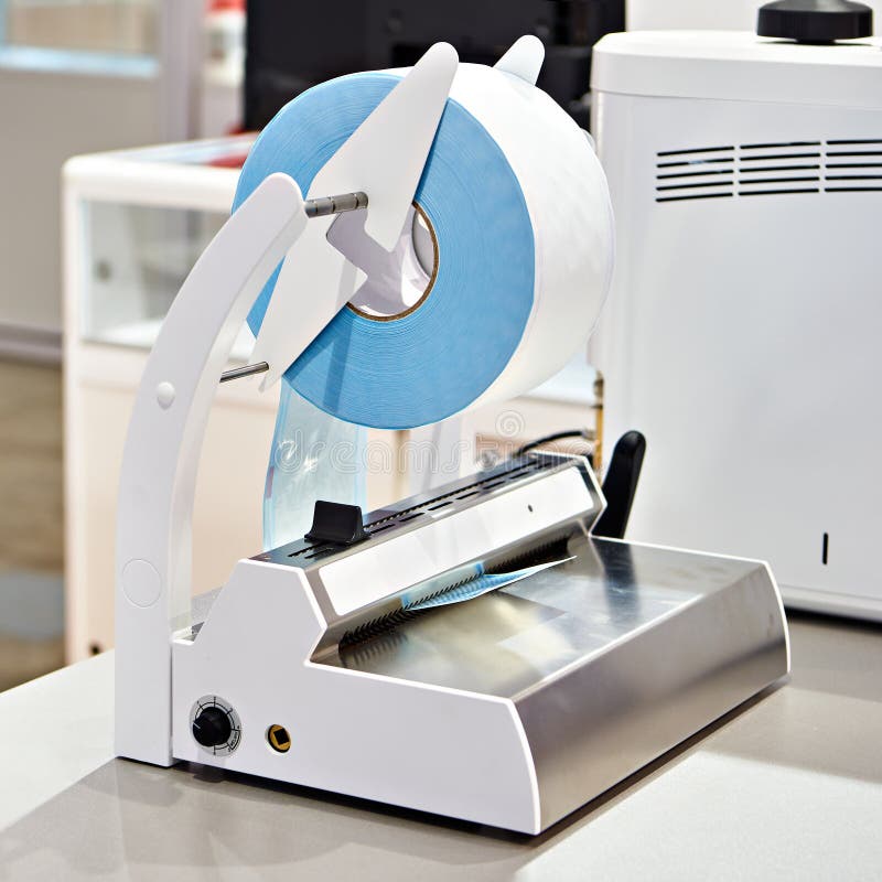 Medical Sterilization Packaging Machine Stock Photo - Image of ...