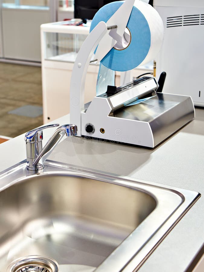 Medical Sterilization Packaging Machine Stock Photo - Image of ...