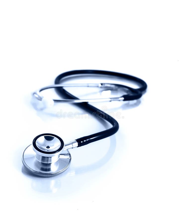 Medical stethoscope stock photo. Image of diagnostic, blue - 2926466