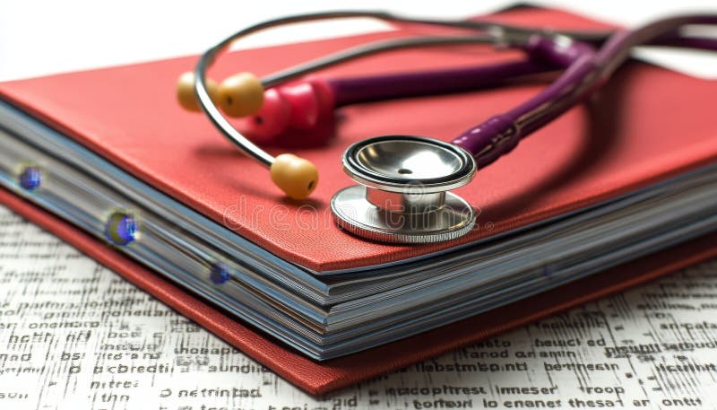 Medical Stethoscope on Stack of Documents, Healthcare, Medical ...