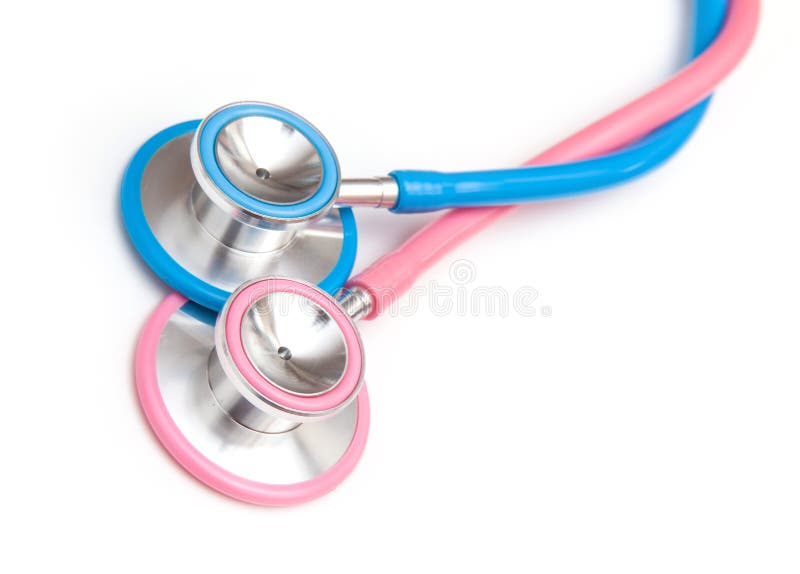 Stethoscopes in Colors stock image. Image of internal - 2874035