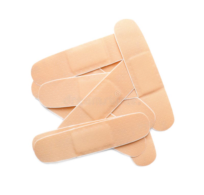 Medical Sticking Plasters. First Aid Item Stock Image - Image of ...