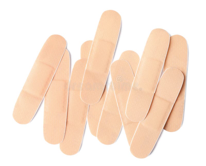Medical Sticking Plasters Isolated. First Aid Item Stock Photo - Image ...