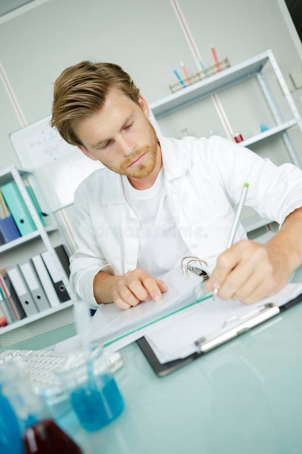 Medical Student during Class Stock Image - Image of science, race ...