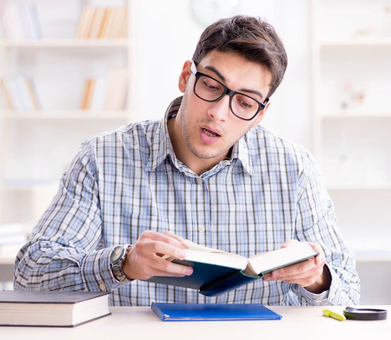 Medical Student Studing the Skeleton Stock Photo - Image of healthcare ...