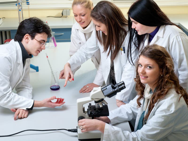 Portrait of Medical Students Stock Photo - Image of scientific, female ...