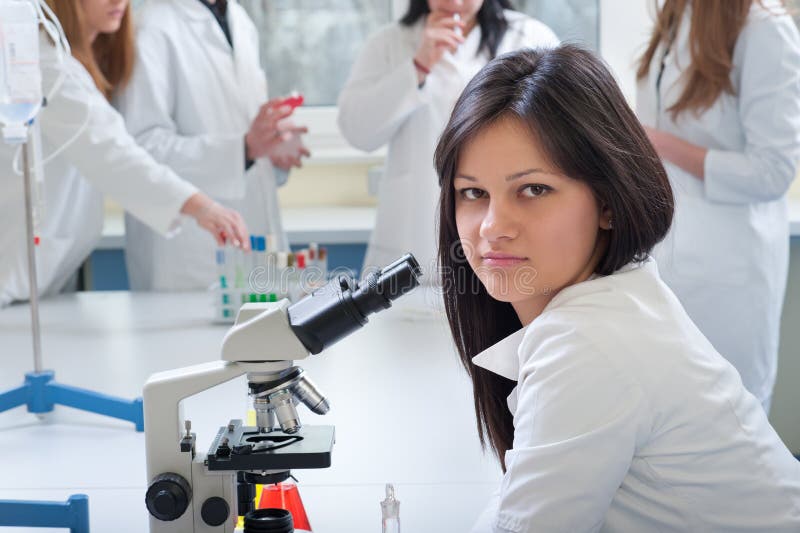 Medical students stock image. Image of medium, busy, class - 22040123