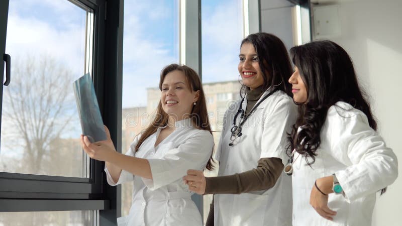 Medical Students Interns of Different Nationalities Analyze the X-ray ...