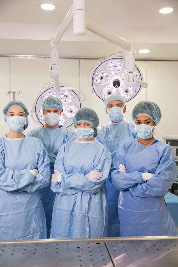 Medical Students Operating Theater Looking Camera Stock Photos - Free ...
