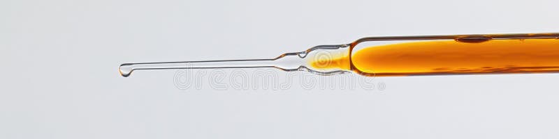 A Medical Supply Container with a Syringe and Liquid Inside Stock Image ...