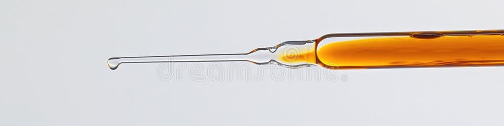 A Medical Supply Container with a Syringe and Liquid Inside Stock Image ...