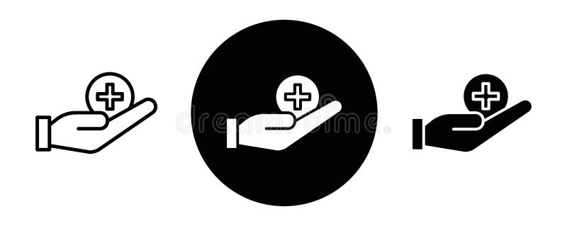 Medical Support Outline Icon Collection or Set. Medical Support Thin ...