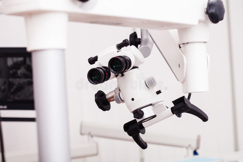 Medical surgery microscope stock photo. Image of stomatology - 109459312