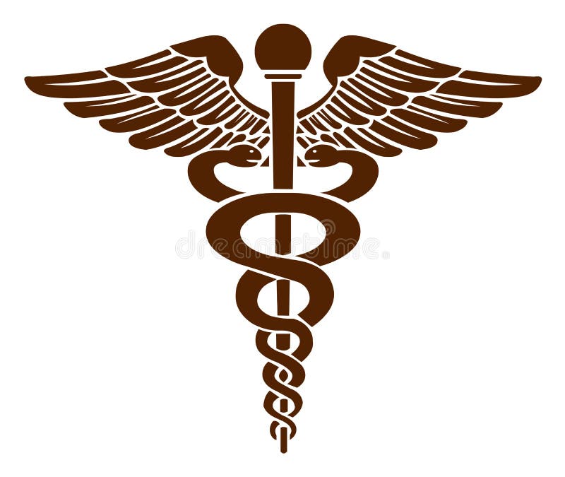 Medical Symbol stock illustration. Illustration of mythology - 1514980