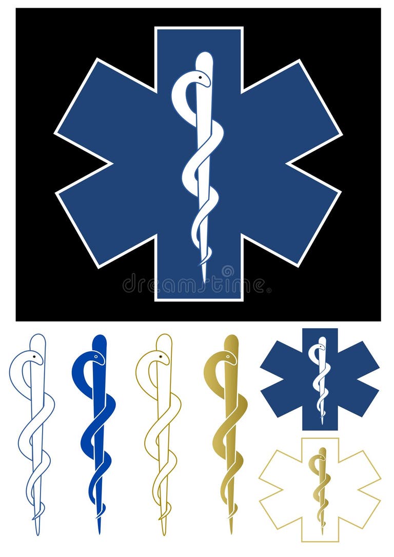 Medical Symbols Star Stock Illustrations – 1,080 Medical Symbols Star ...