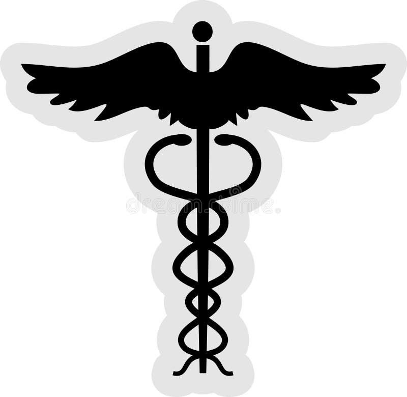 Medical Symbol stock illustration. Illustration of mythology - 1514980