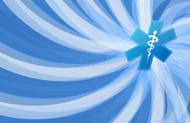 Medical Symbol and Waves Illustration Stock Illustration - Illustration ...
