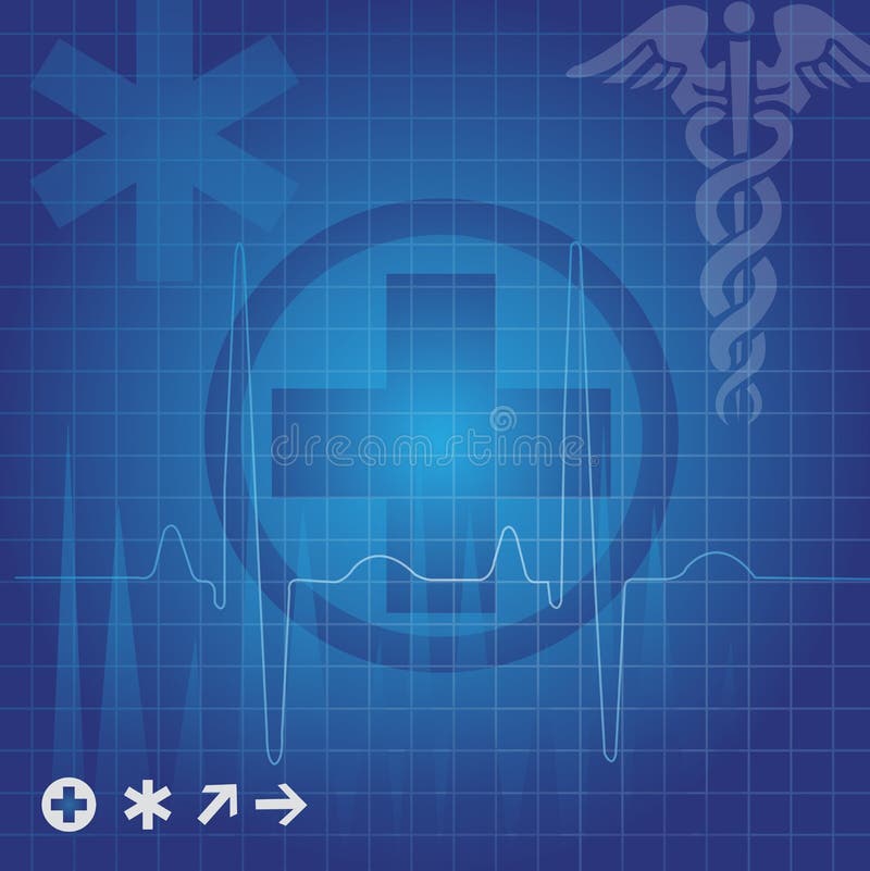 Medical symbols stock illustration. Illustration of flash - 26827727