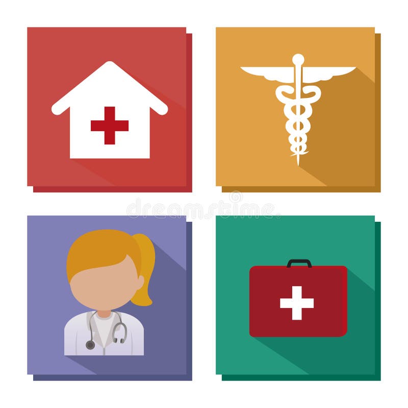 Medical Symbols stock vector. Illustration of laboratory - 62498104