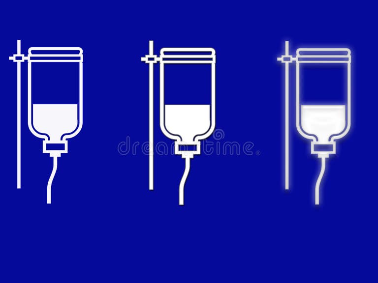 Medical Symbols IV drip stock illustration. Illustration of symbol ...